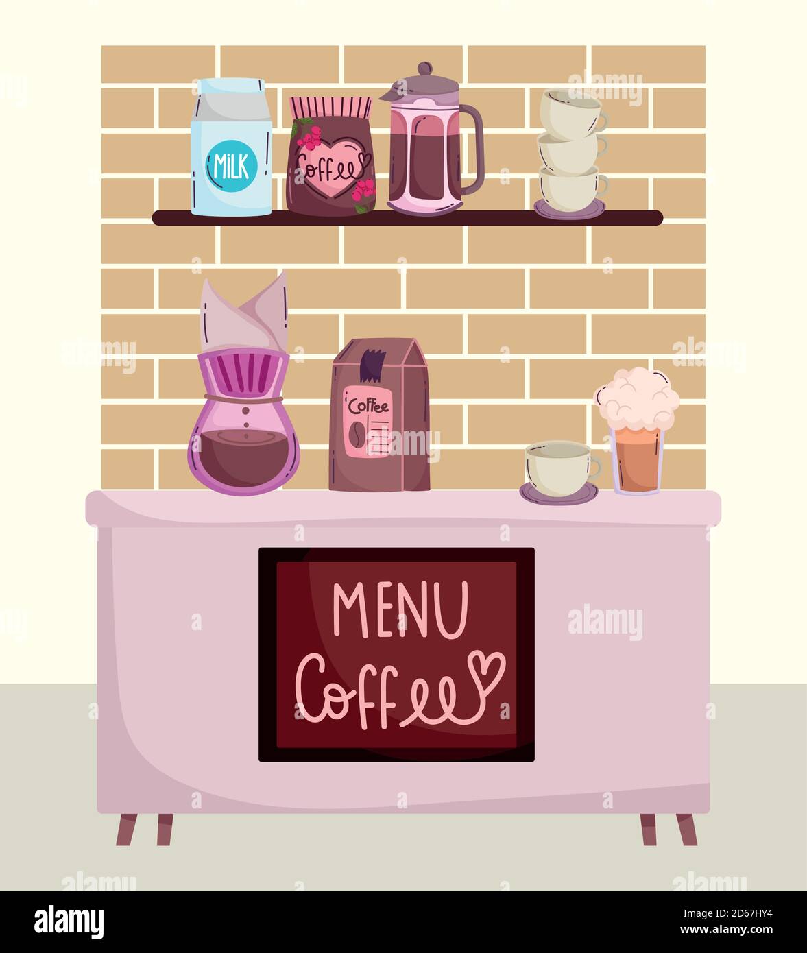 coffee brewing methods, coffee shop counter drip maker pack frappe and ...