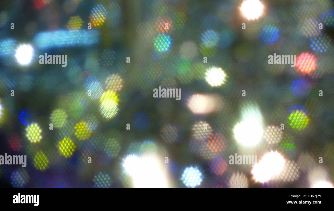 Blurred, mottled, noisy light background with bokeh lights Stock Photo ...