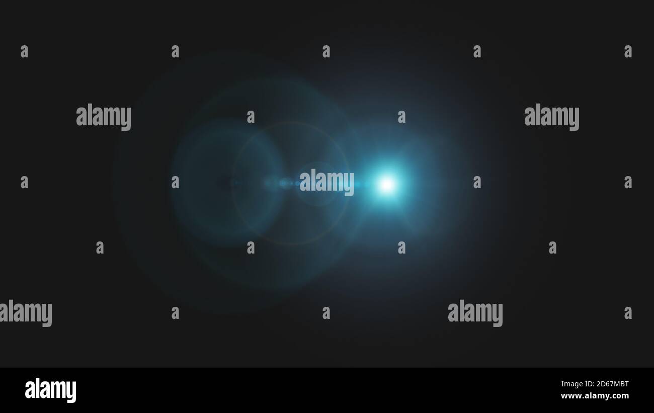 Light lens flare effect Stock Photo - Alamy