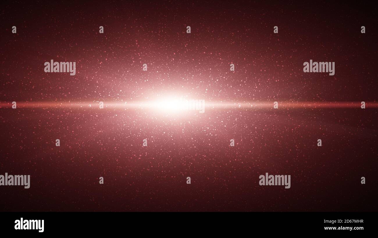 White particles illuminated by red light, lens flare Stock Photo - Alamy