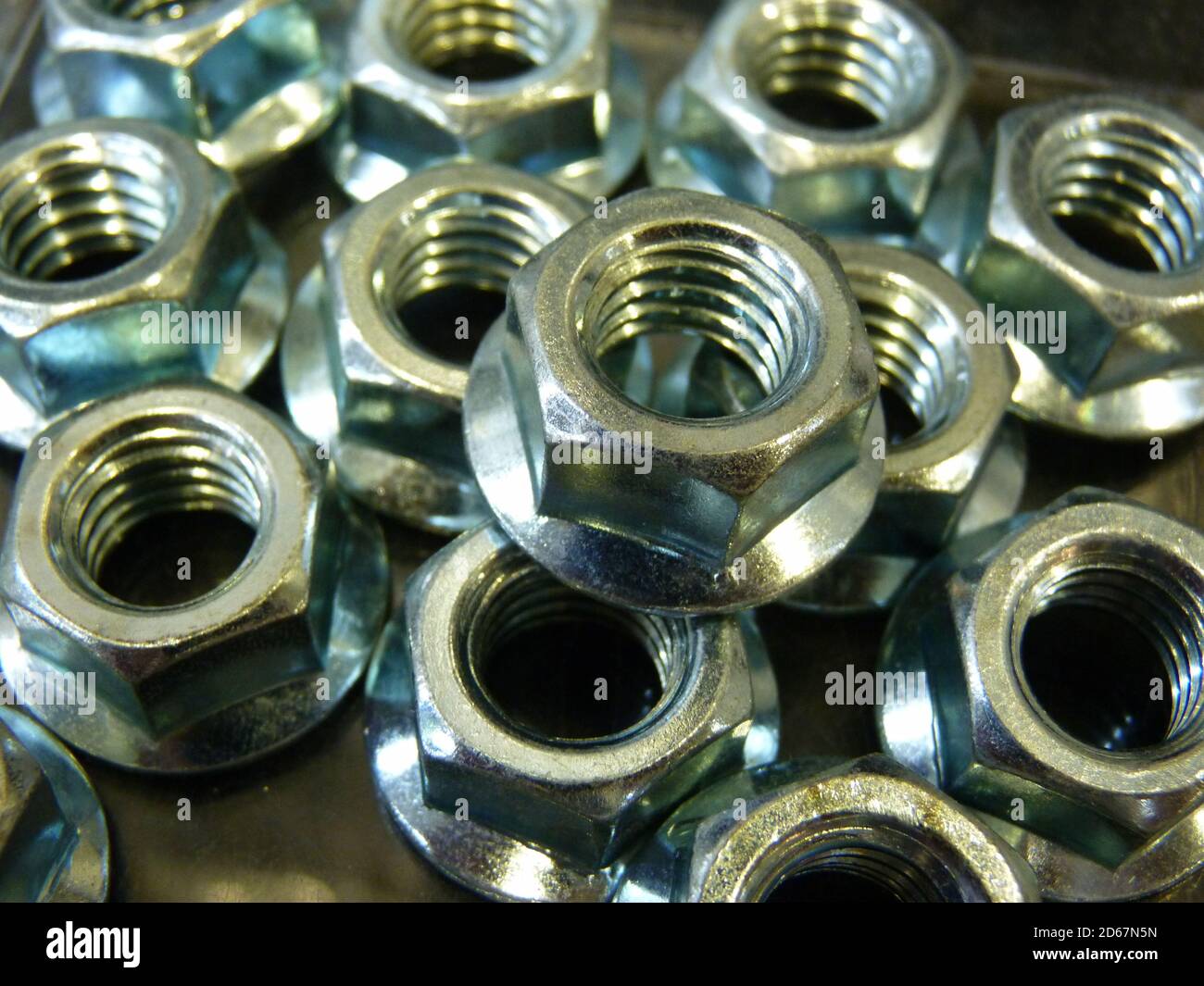 Hexagonal nuts hi-res stock photography and images - Alamy
