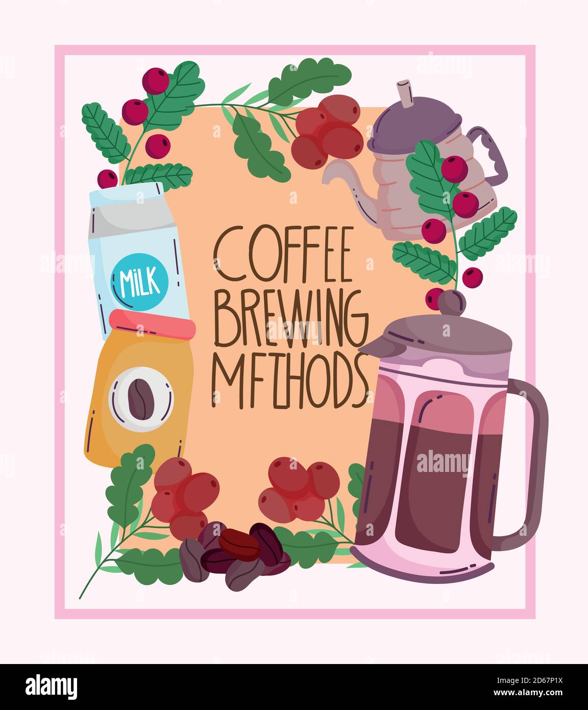 Brewing process poster hi-res stock photography and images - Alamy