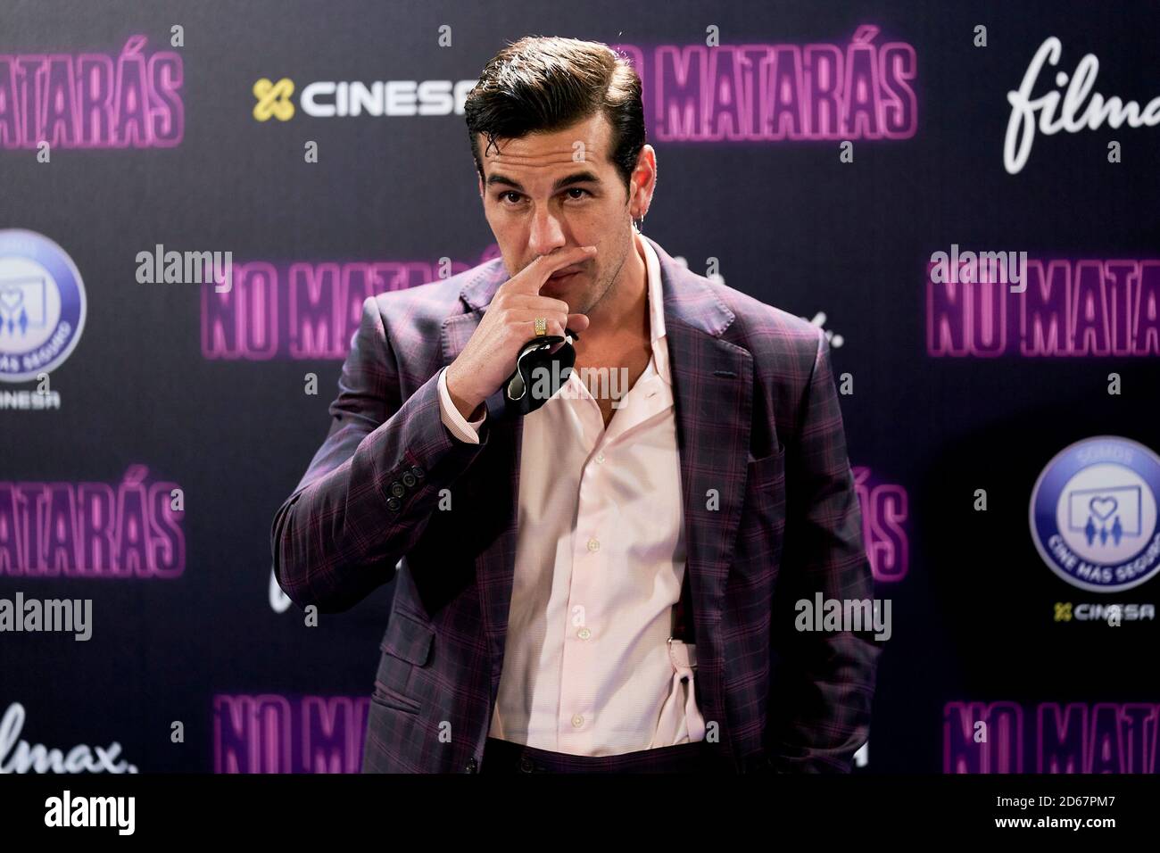Madrid, Spain. 14th Oct, 2020. Mario Casas attends the 'No Mataras ...