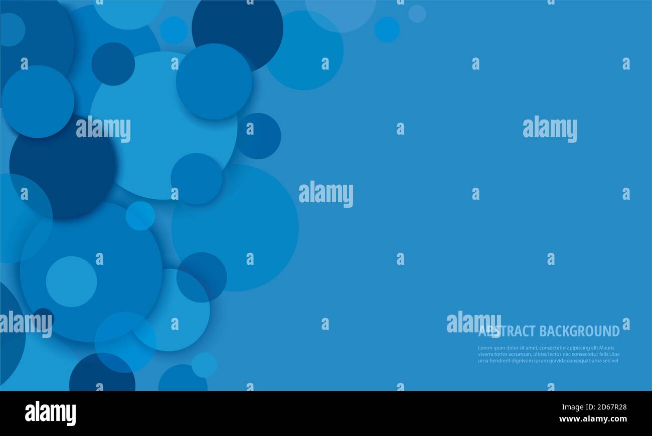 Abstract blue circle background Stock Photo - Alamy