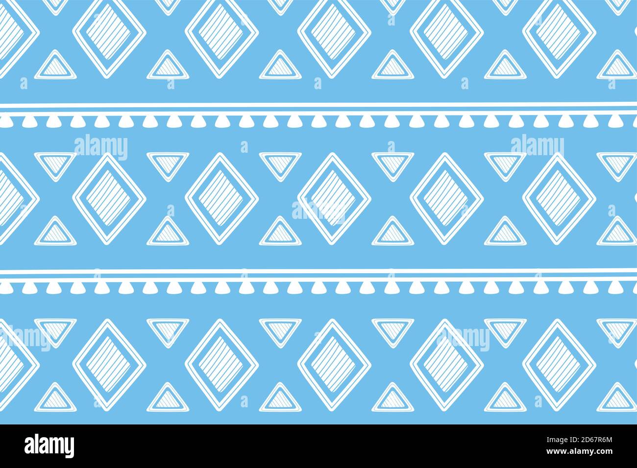 Blue Tribal Background