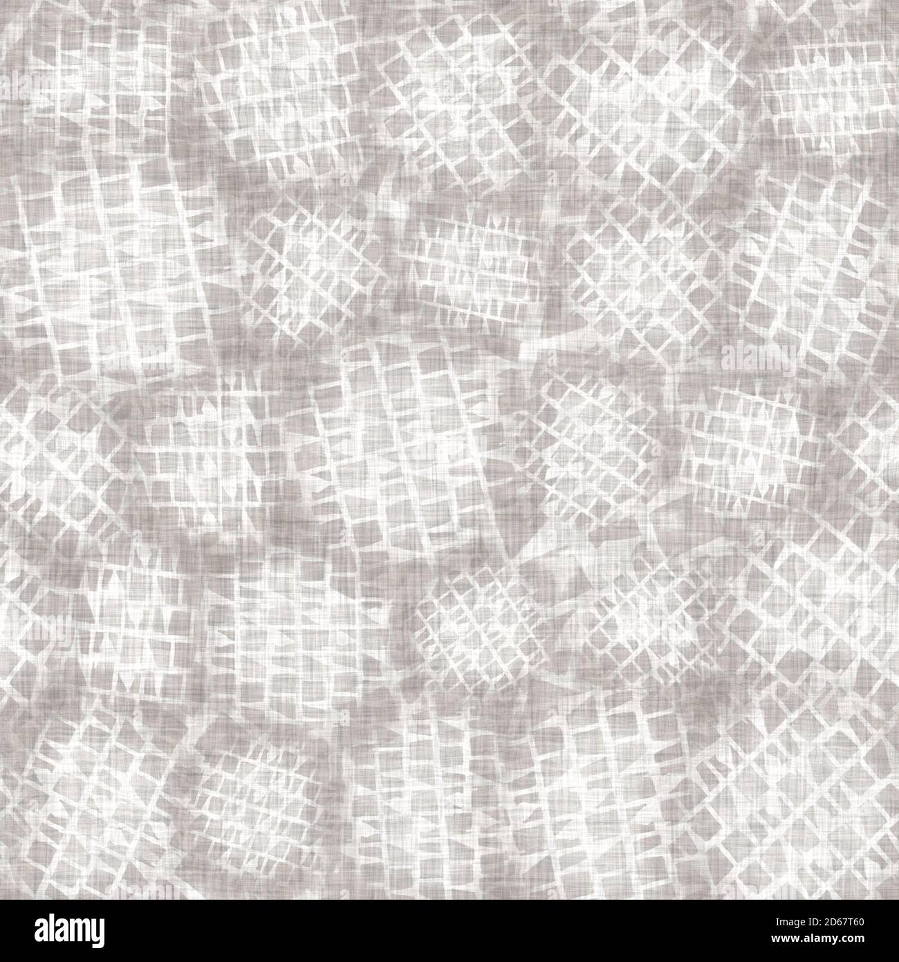 Seamless light grey woven collage linen texture background. Flax hemp ...