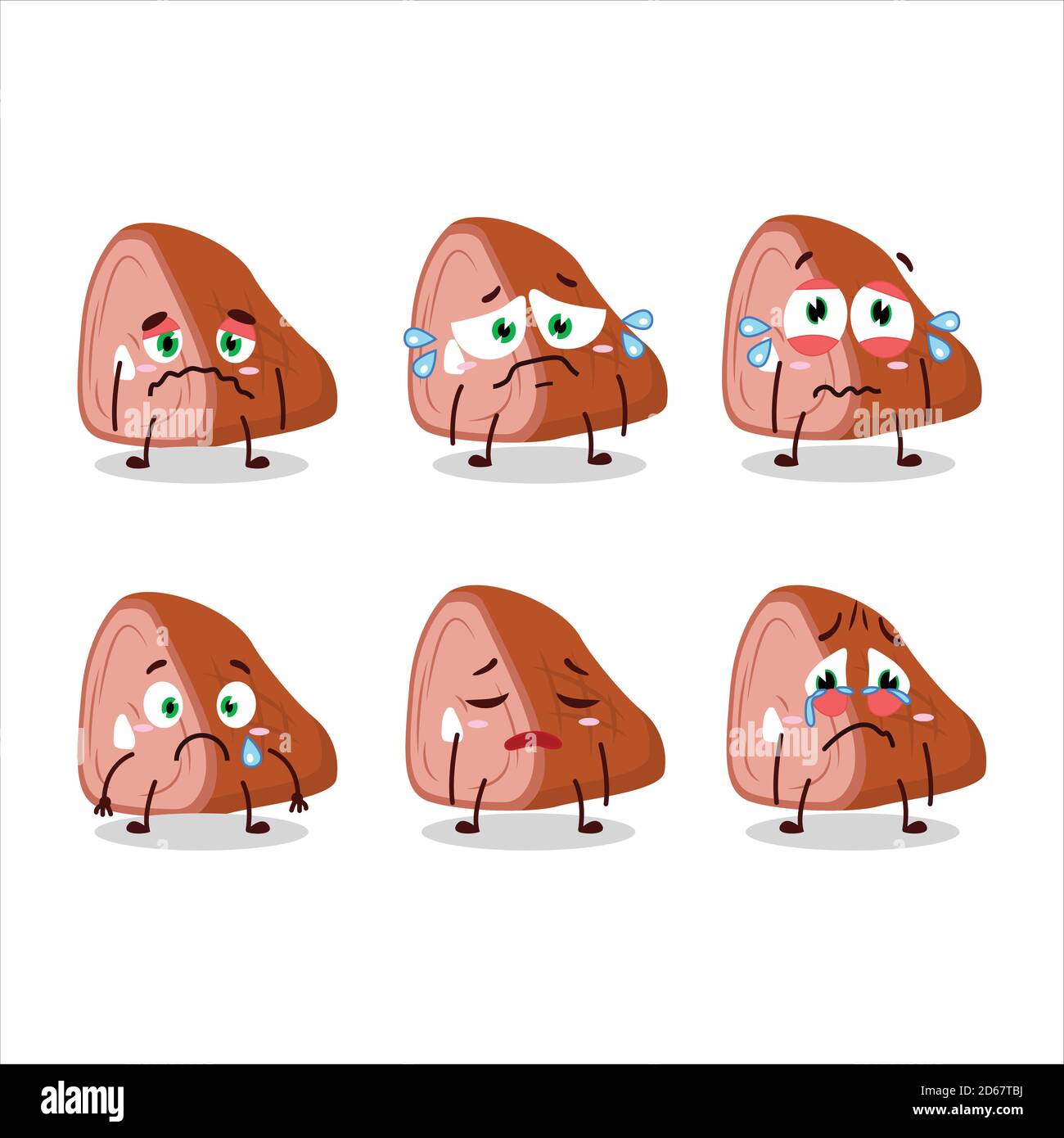 Sad cute slice of meat hi-res stock photography and images - Alamy