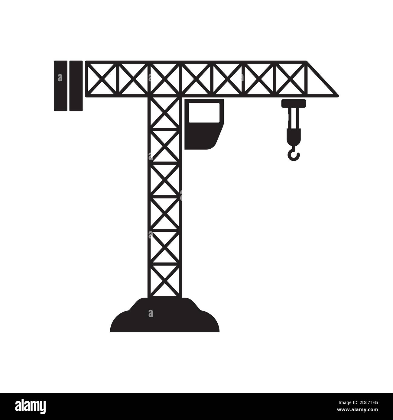 Construction crane icon Stock Vector Image & Art - Alamy