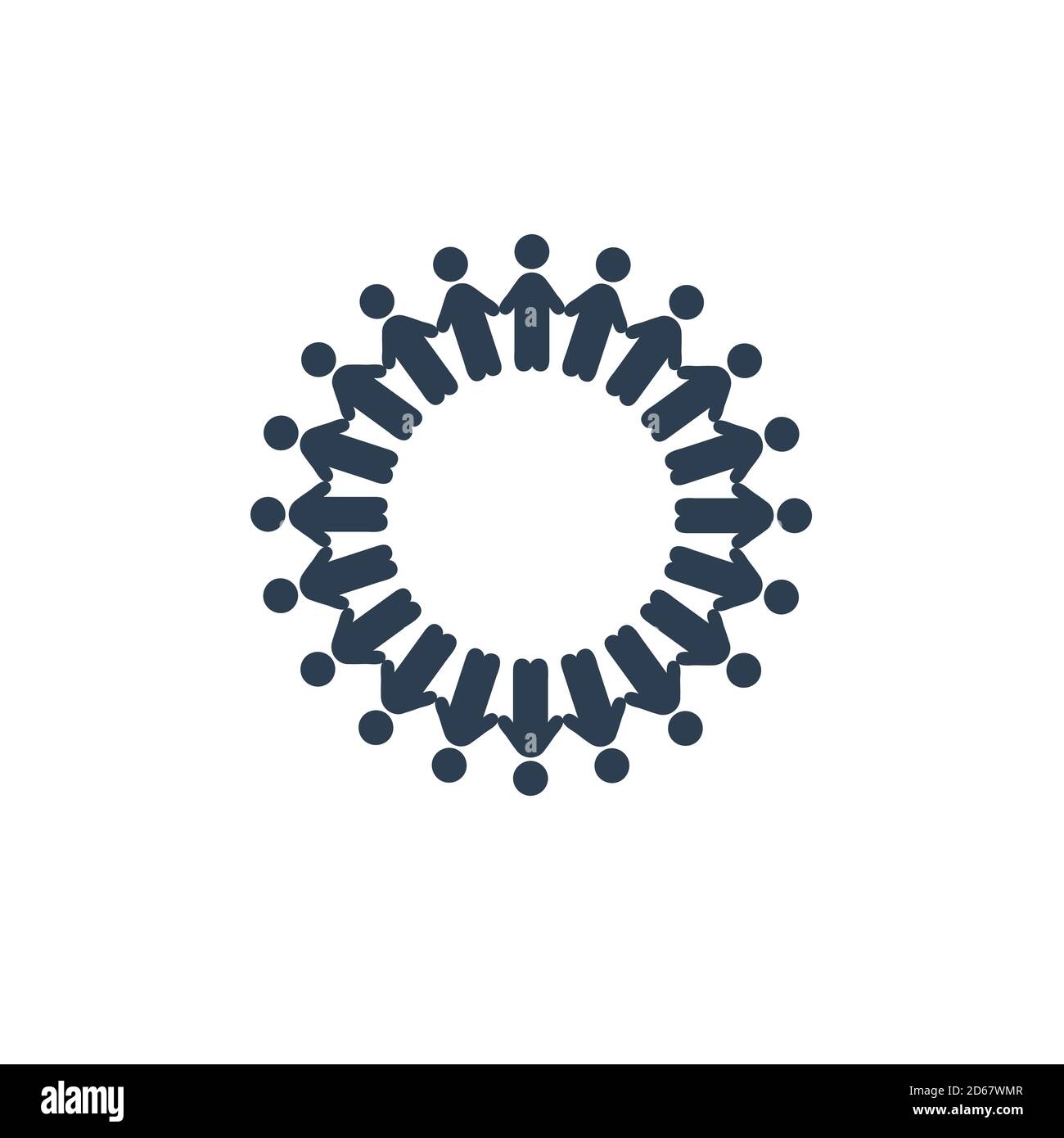 round of peoples or children. Team and union concept. group of people ...
