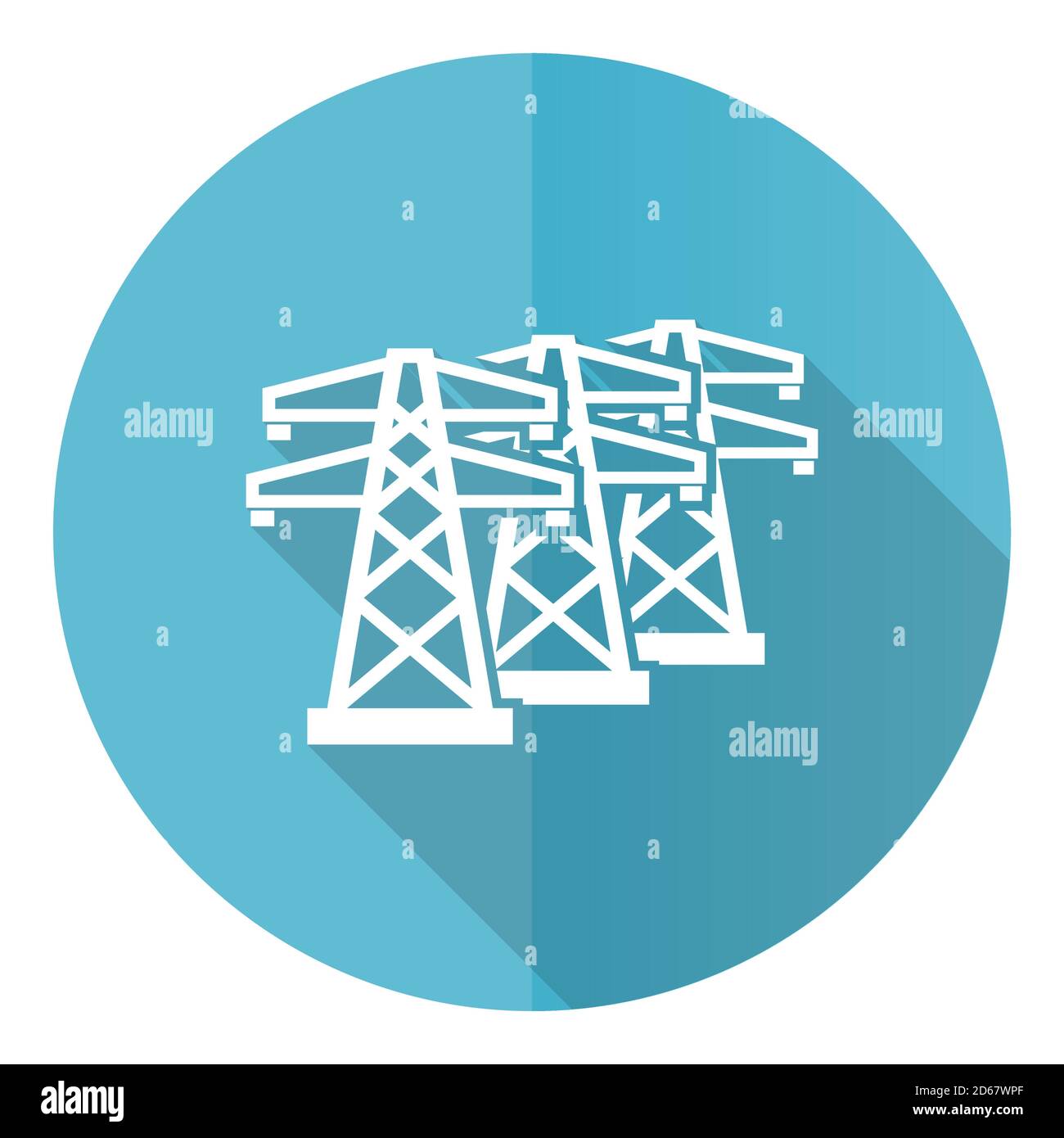 Electrical transmission towers Stock Vector Images - Alamy