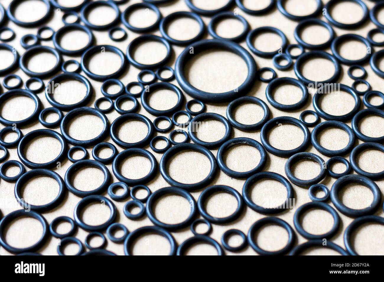 Rubber sealing rings, spare parts for various machine parts, mechanisms ...