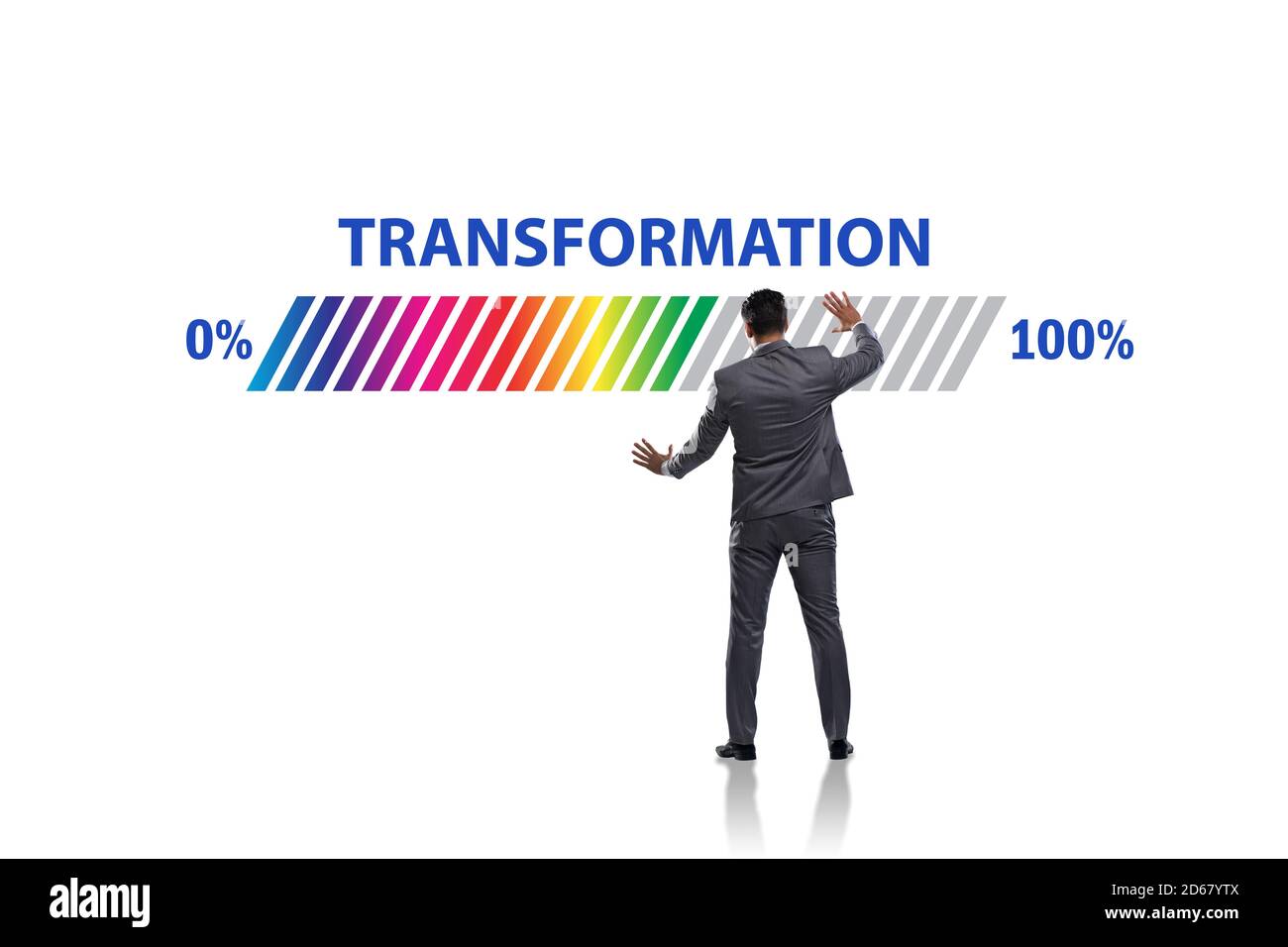 Concept of the corporate business transformation Stock Photo - Alamy