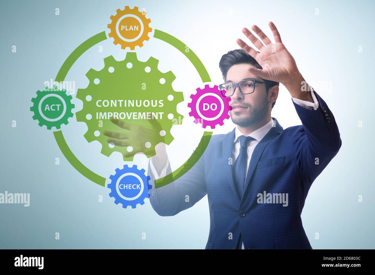 Continuous improvement concept in the business Stock Photo - Alamy