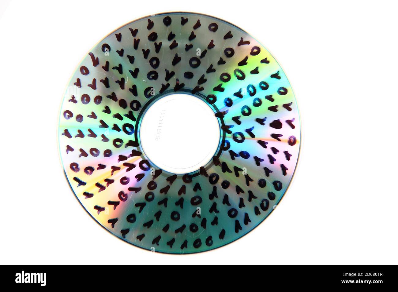 data on DVD isolated on the white background Stock Photo - Alamy