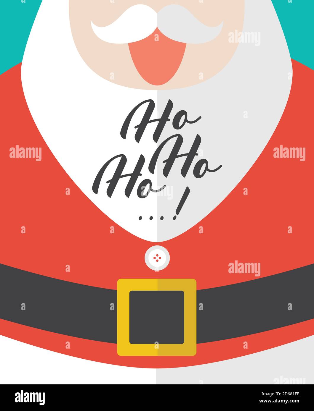 Laughing santa claus Stock Vector Images - Alamy