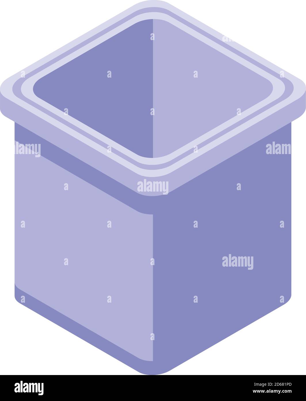 Ice cube form icon, isometric style Stock Vector Image & Art - Alamy
