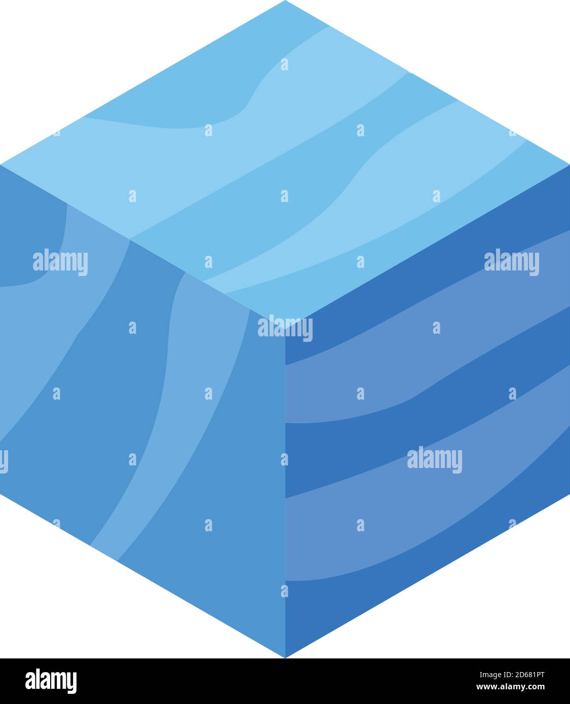 Water ice cube icon, isometric style Stock Vector Image & Art - Alamy