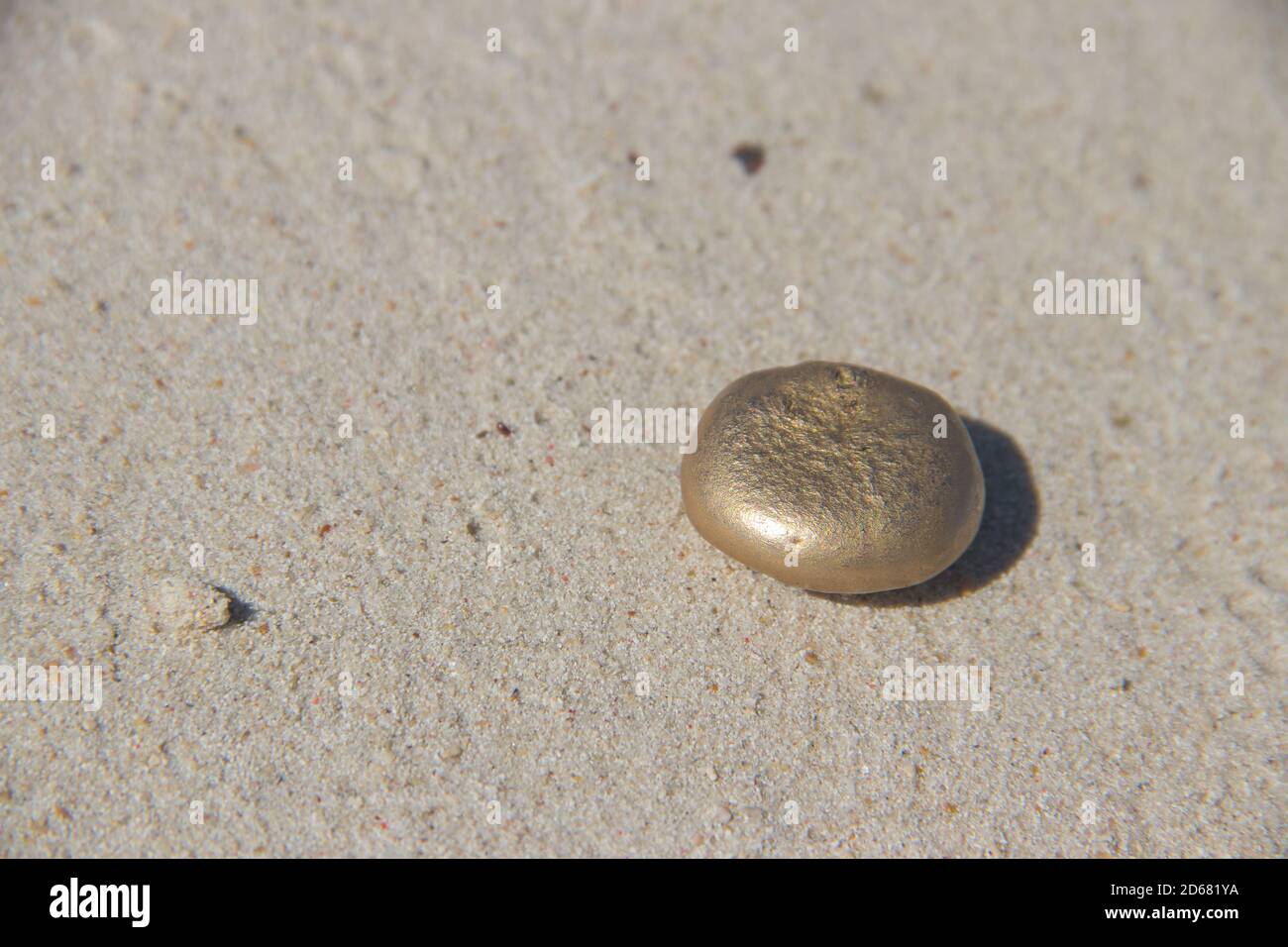 Piece of precious gold natural stone ready to be used for nicest ...
