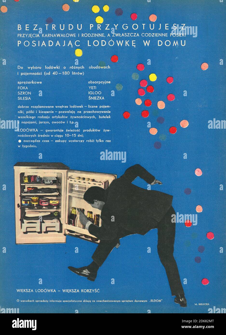 Polska reklama prasowa vintage z lat 60 tych Polish vintage paper ...