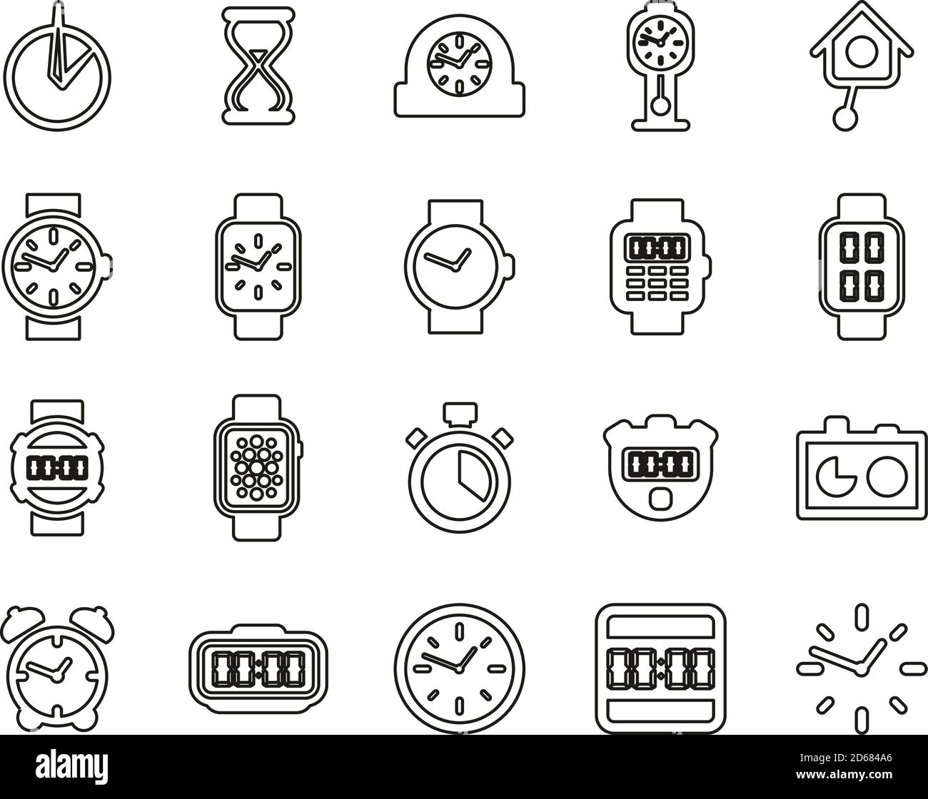 Vintage wrist watch line hi-res stock photography and images - Alamy