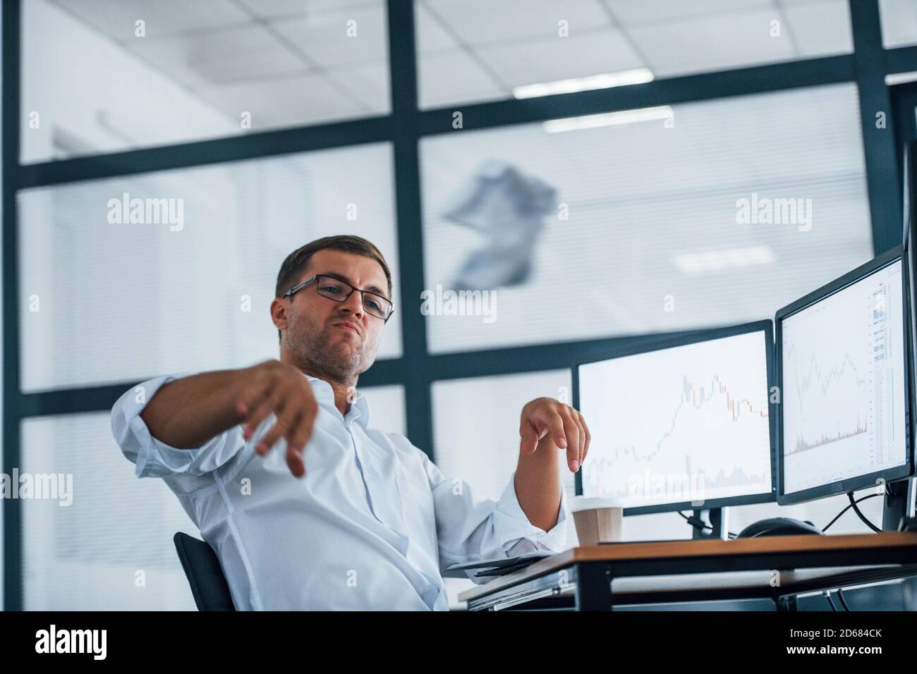 Angry banking hi-res stock photography and images - Alamy