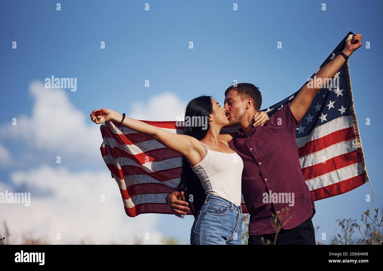Kiss the flag hi-res stock photography and images - Alamy