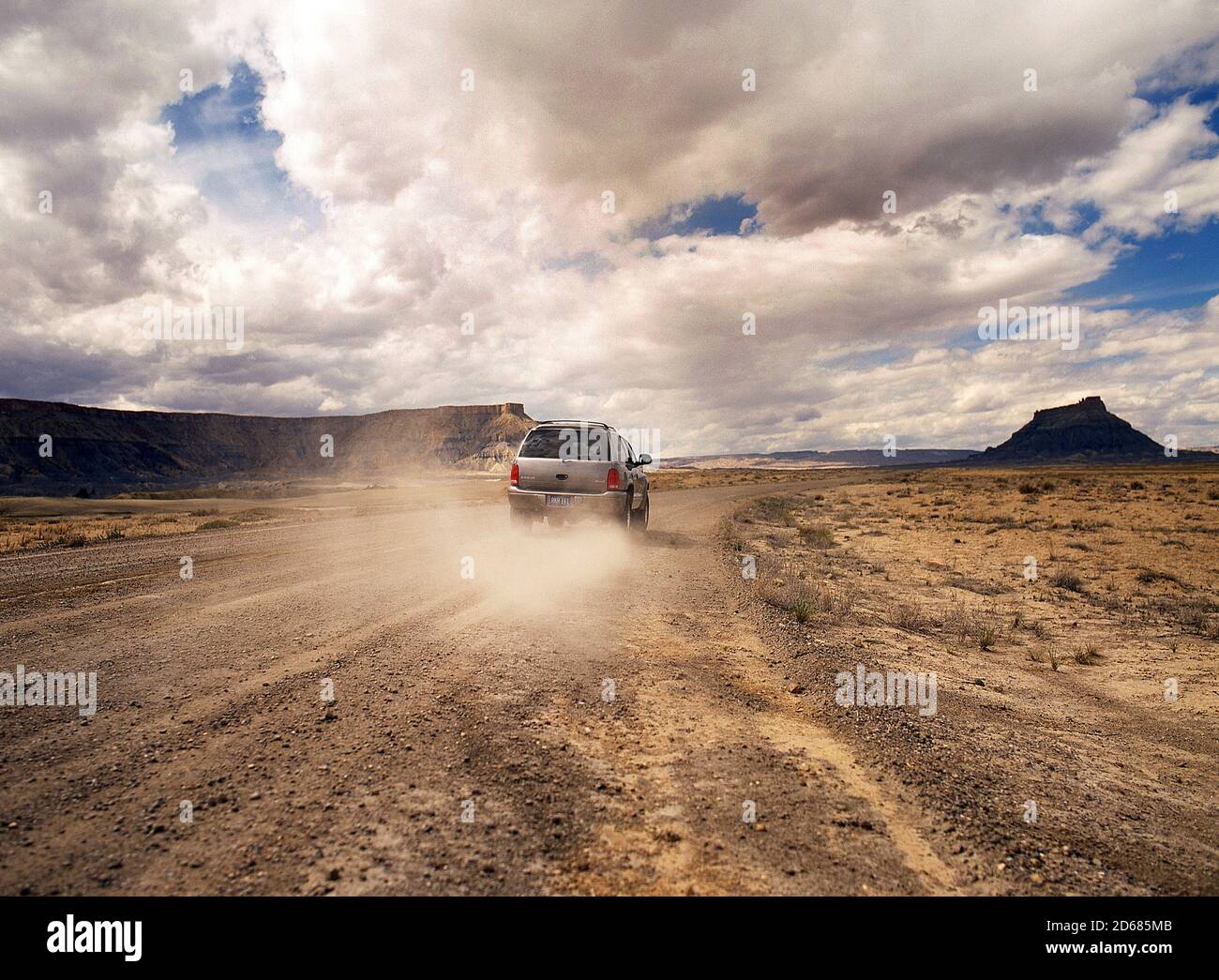Dodge Durango 4x4 driving near Ship Rock San Juan County New Mexico USA ...