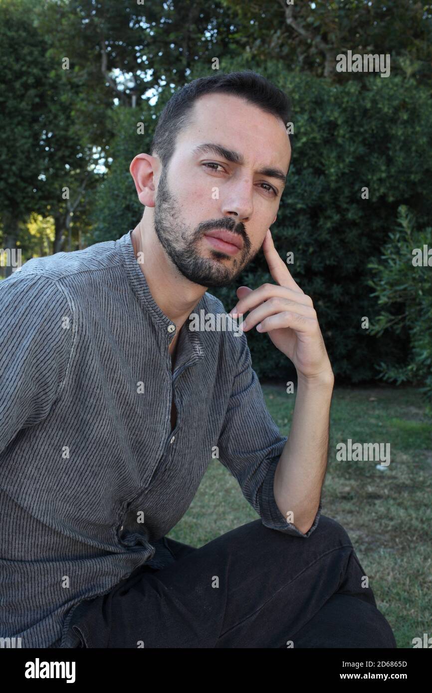 Portrait of Elvis Malaj 29/08/2020 ©Basso CANNARSA/Opale Stock Photo ...