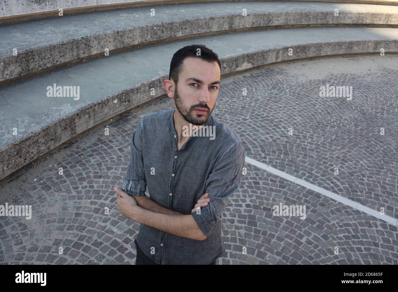 Portrait of Elvis Malaj 29/08/2020 ©Basso CANNARSA/Opale Stock Photo ...