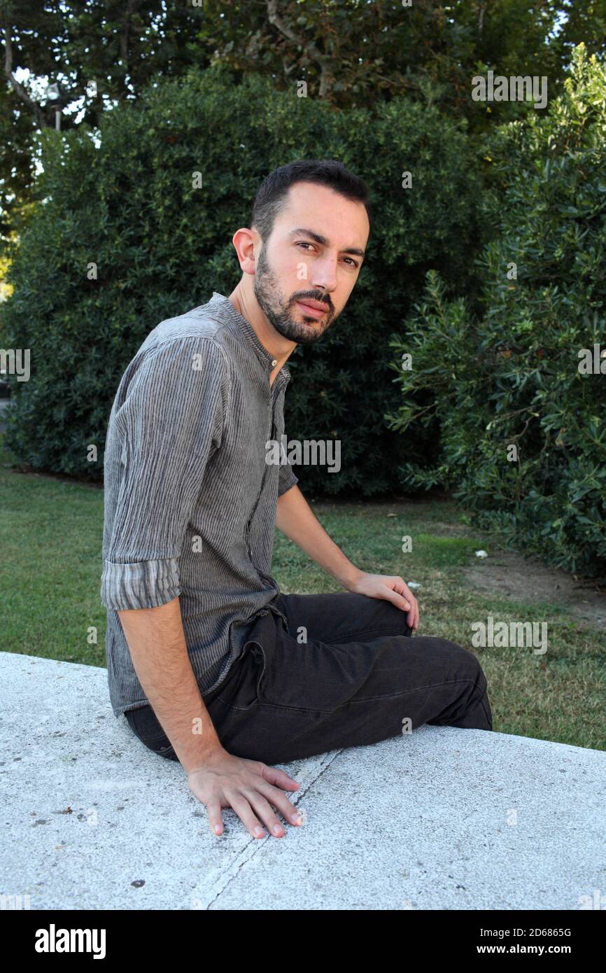 Portrait of Elvis Malaj 29/08/2020 ©Basso CANNARSA/Opale Stock Photo ...