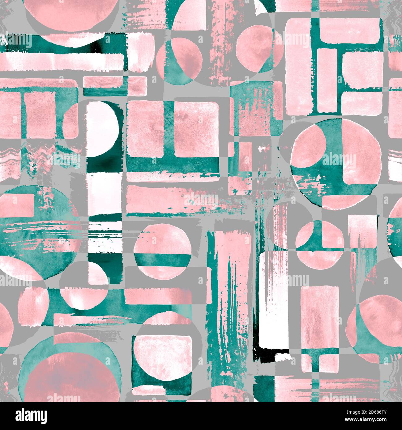Contemporary art seamless pattern background. Abstract grunge geometric ...