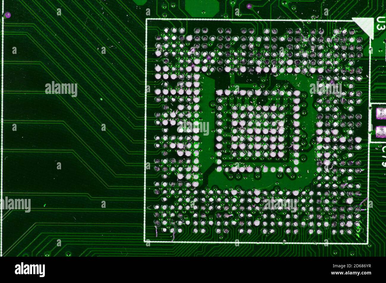 microprocessor detail as very nice technological background Stock Photo ...
