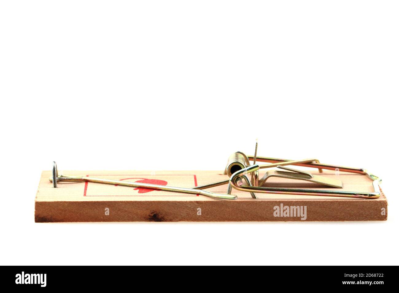 new mouse trap isolated on the white background Stock Photo - Alamy