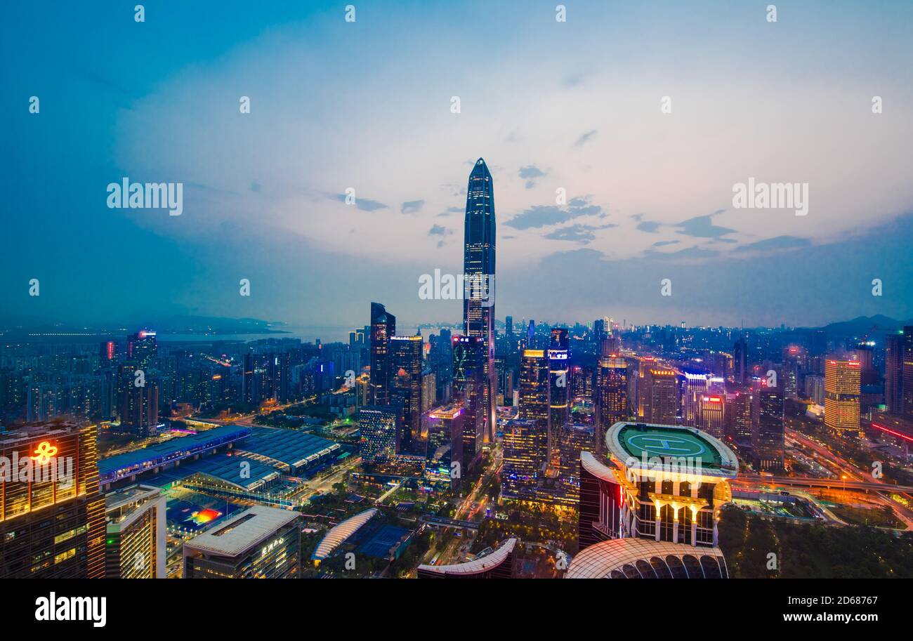 Shenzhen. 19th Mar, 2019. Photo taken on March 19, 2019 shows the view ...