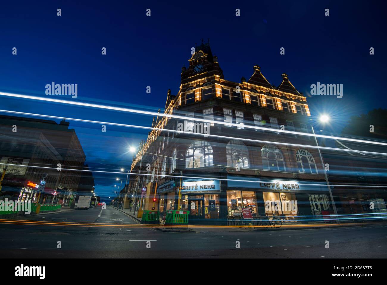Blue Hour Light Trails on the corner of Carrington Street and Canal ...