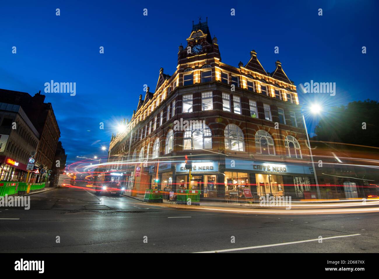 Blue Hour Light Trails on the corner of Carrington Street and Canal ...