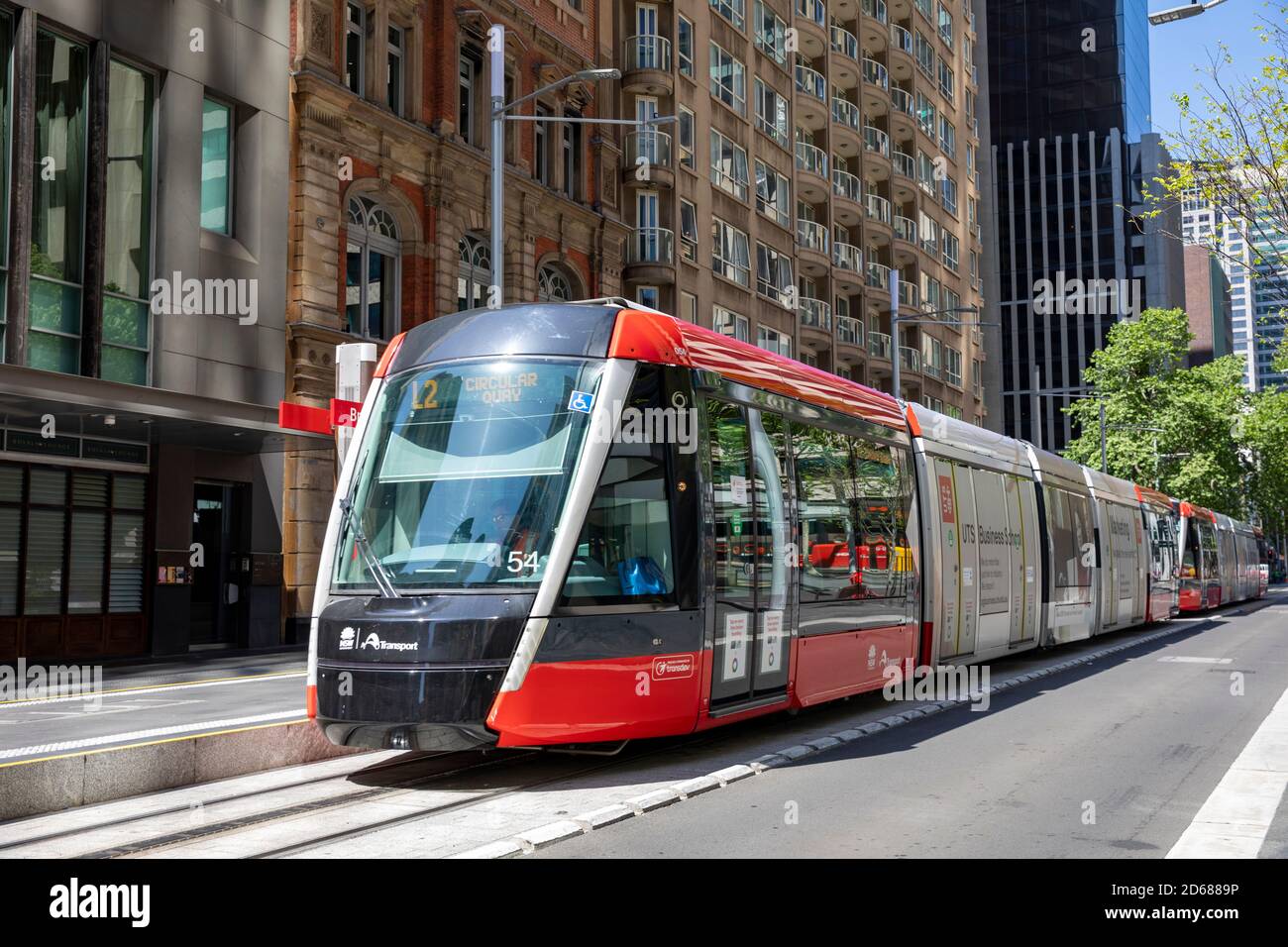 Cbd light rail trains hi-res stock photography and images - Alamy