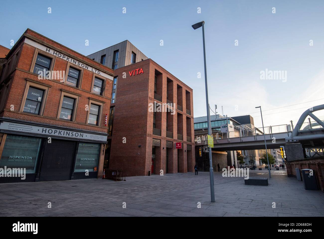 Station Street, Nottingham City Southside, Nottinghamshire England UK ...