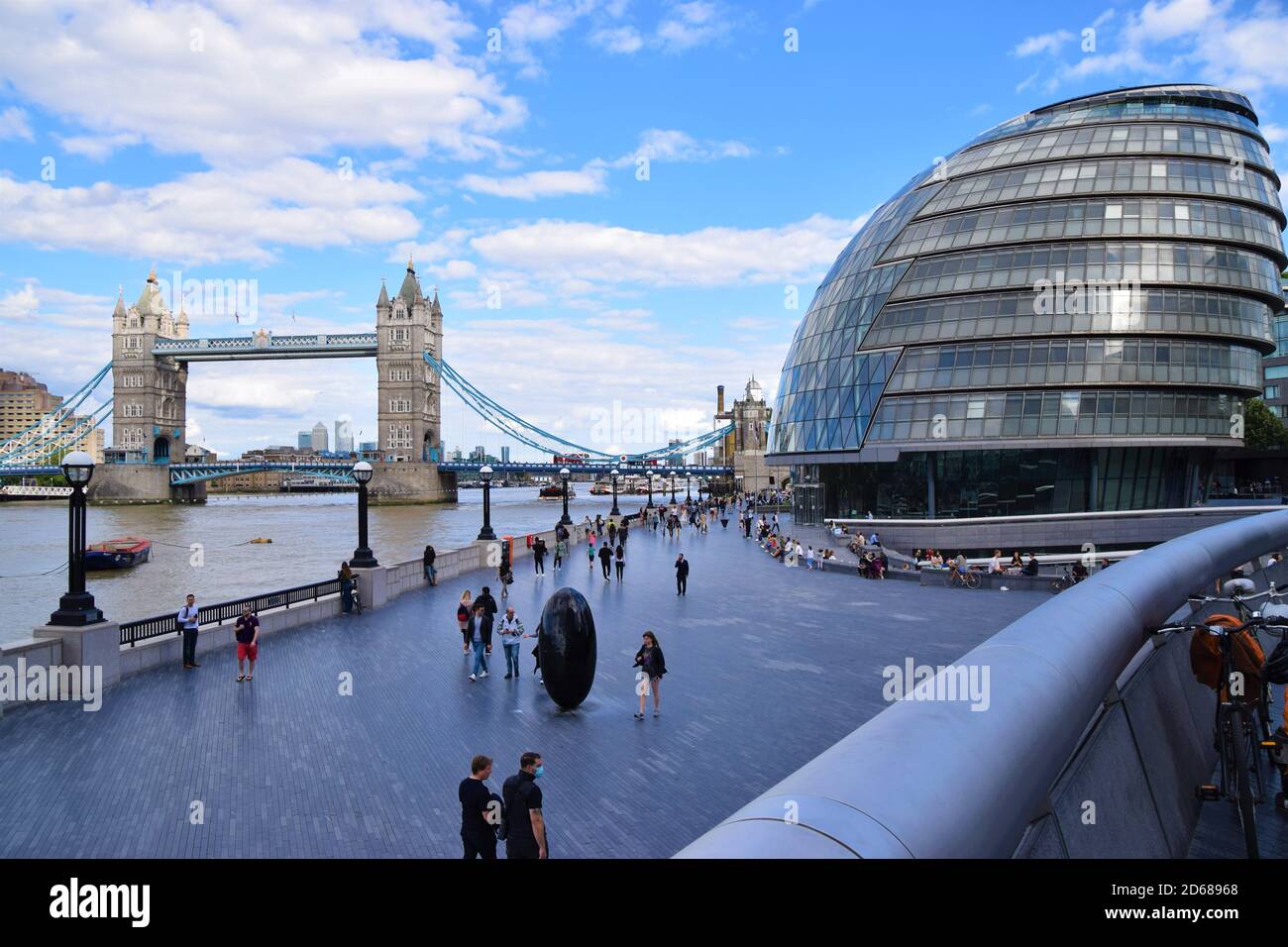 Tower Bridge and GLA Building, London, UK Stock Photo - Alamy
