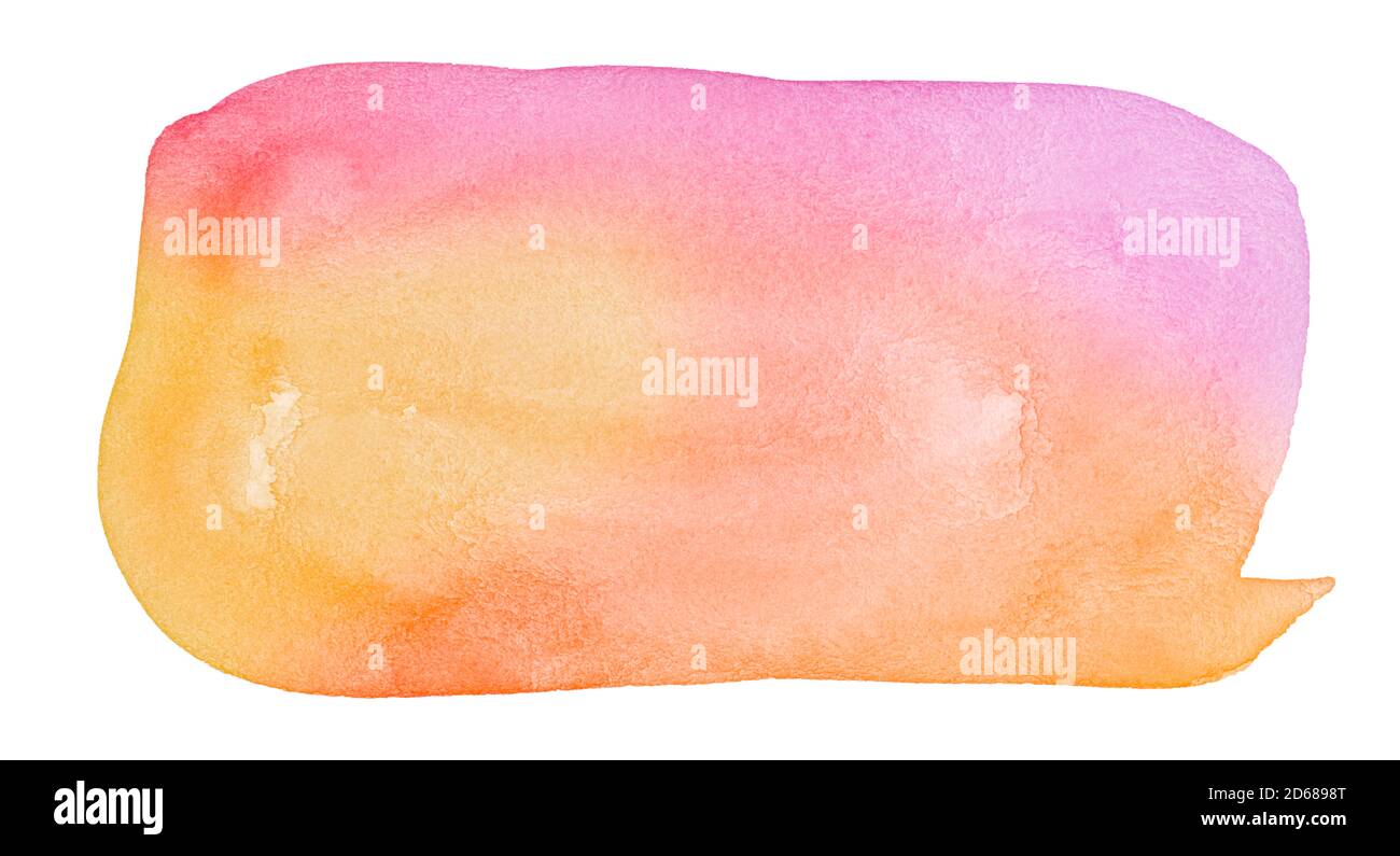 Multicolored watercolor spots in pastel colors with natural stains on a ...