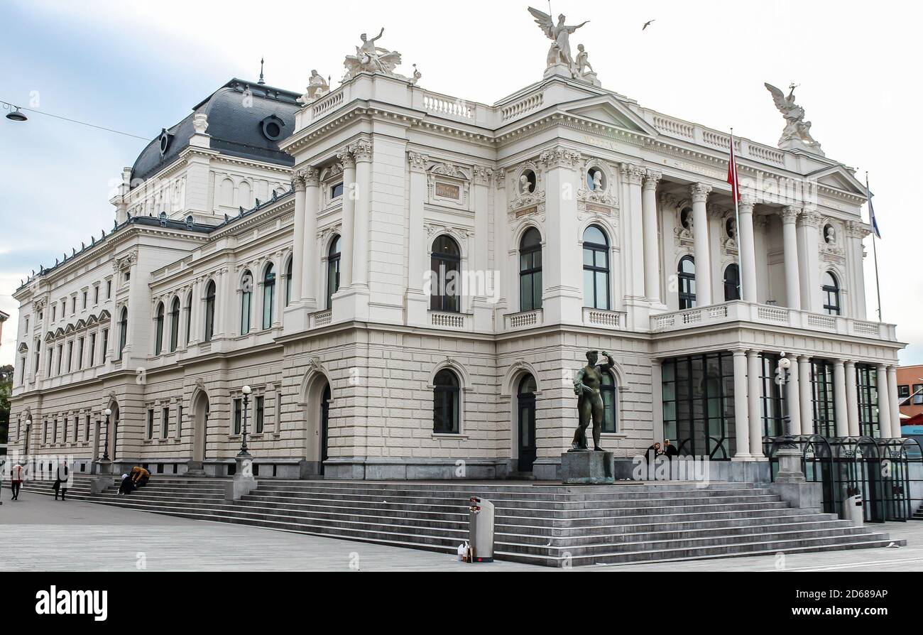The Zurich Opera House. Switzerland Stock Photo - Alamy