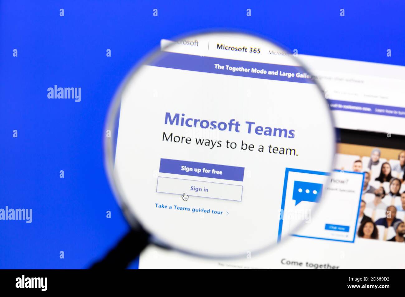 Microsoft teams video conference hi-res stock photography and images ...