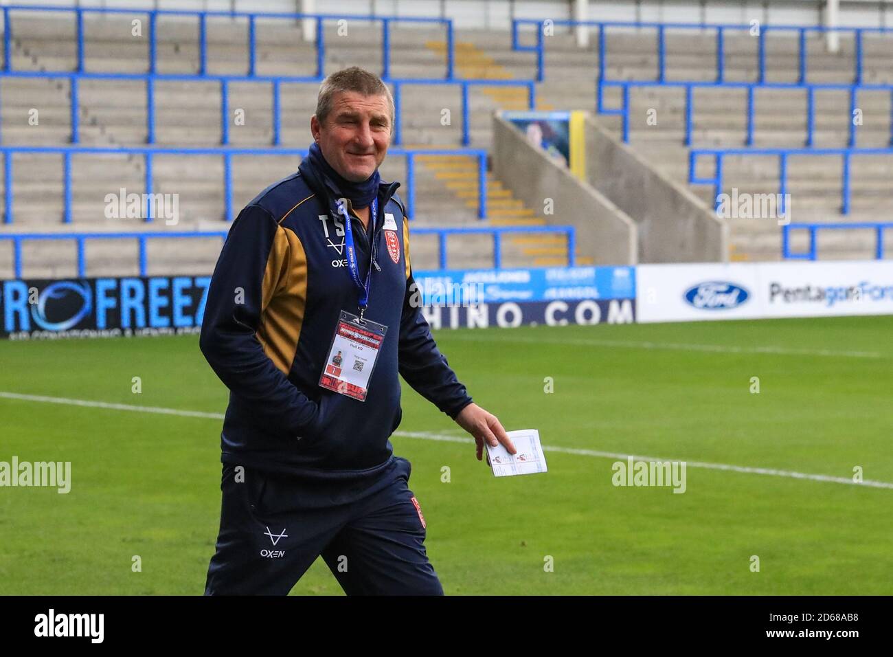 Tony Smith head coach of Hull KR at the Halliwell Jones Stock Photo - Alamy