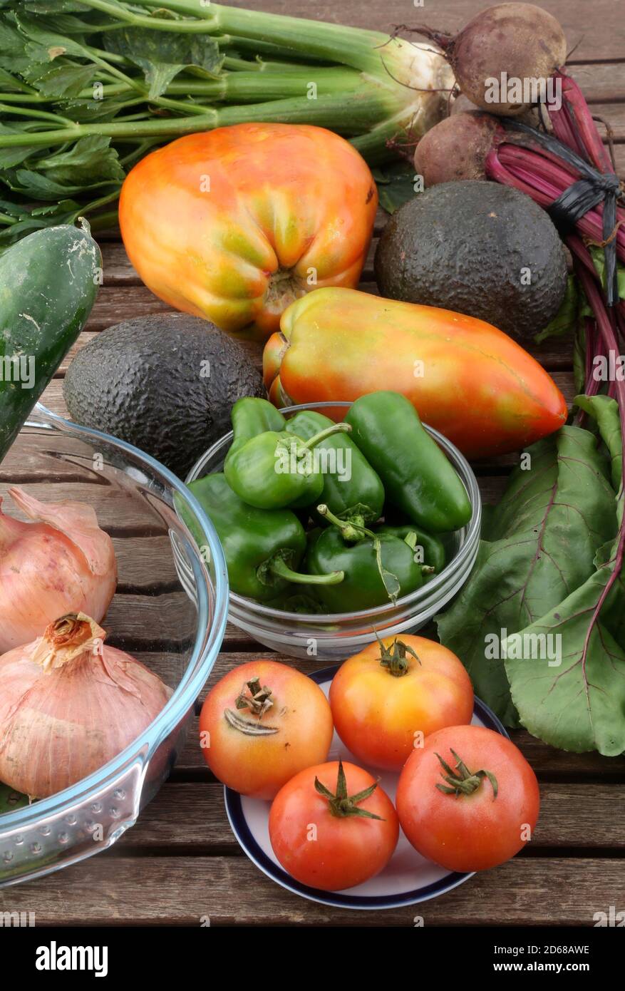 Set ripe green vegetables hi-res stock photography and images - Alamy