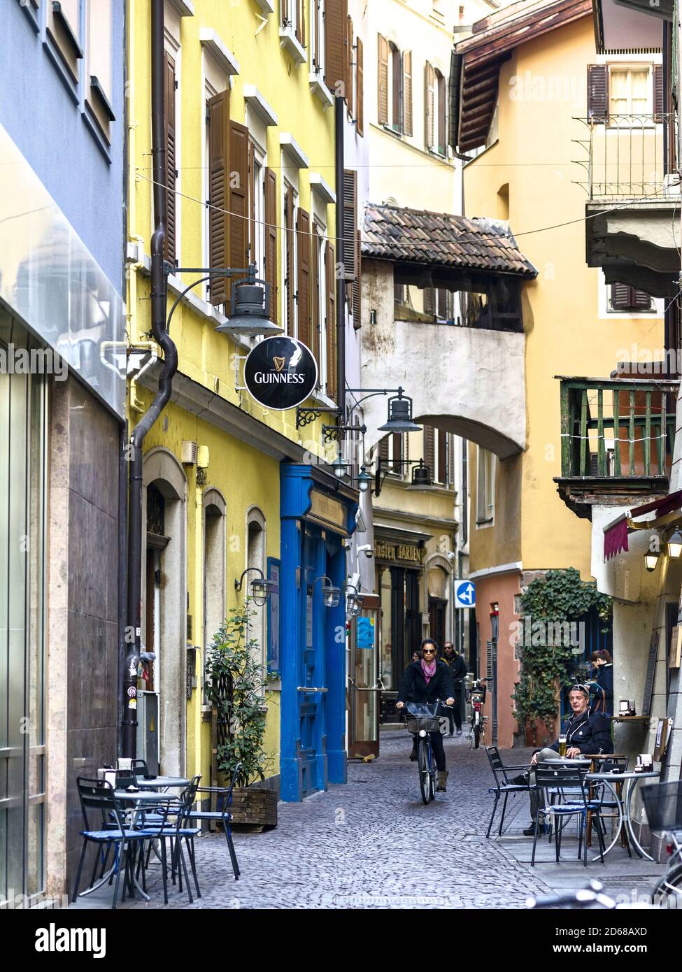 The medieval old town of Bozen. Bozen ñ Bolzano, capital of the ...