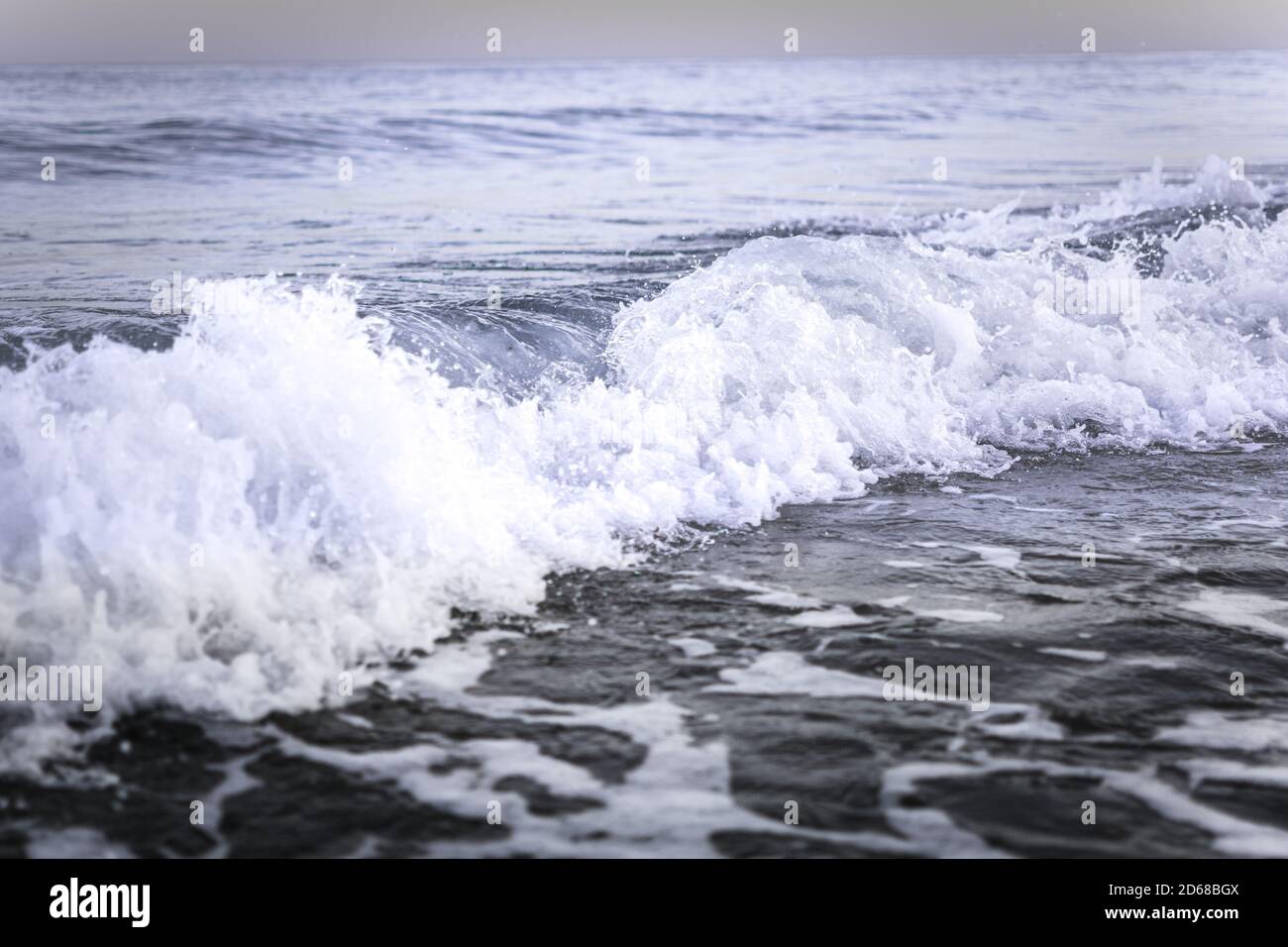 Sea beach water with waves Stock Photo - Alamy