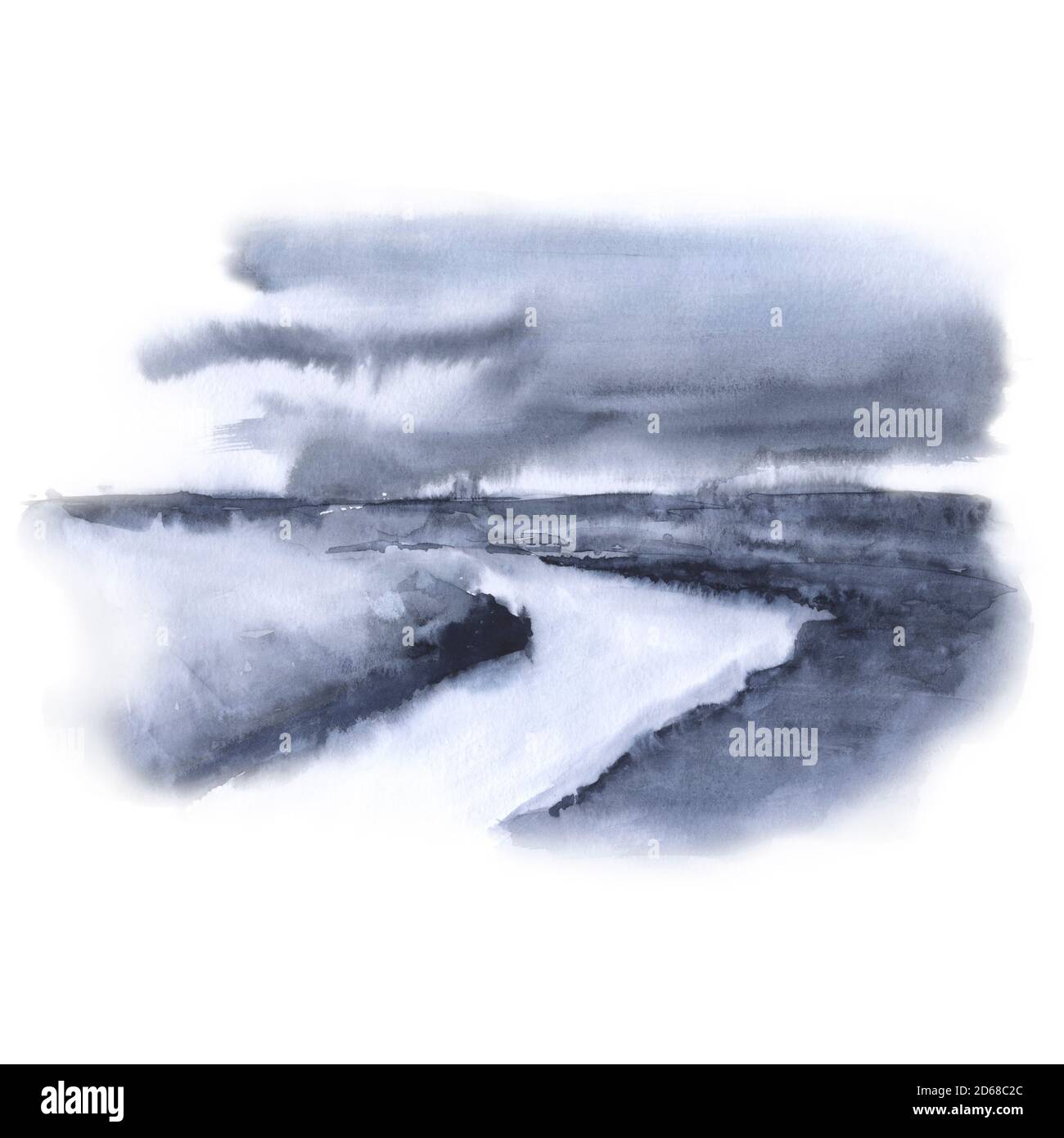 Beautiful natural landscape shadow Cut Out Stock Images & Pictures - Alamy