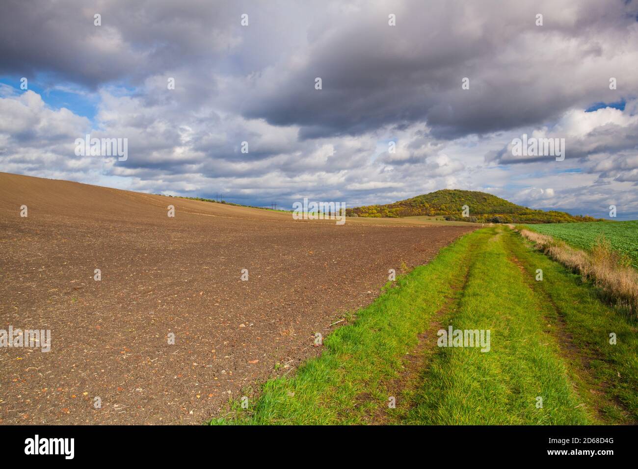 Autumn scenery in Central Bohemian Uplands, Czech Republic Stock Photo ...