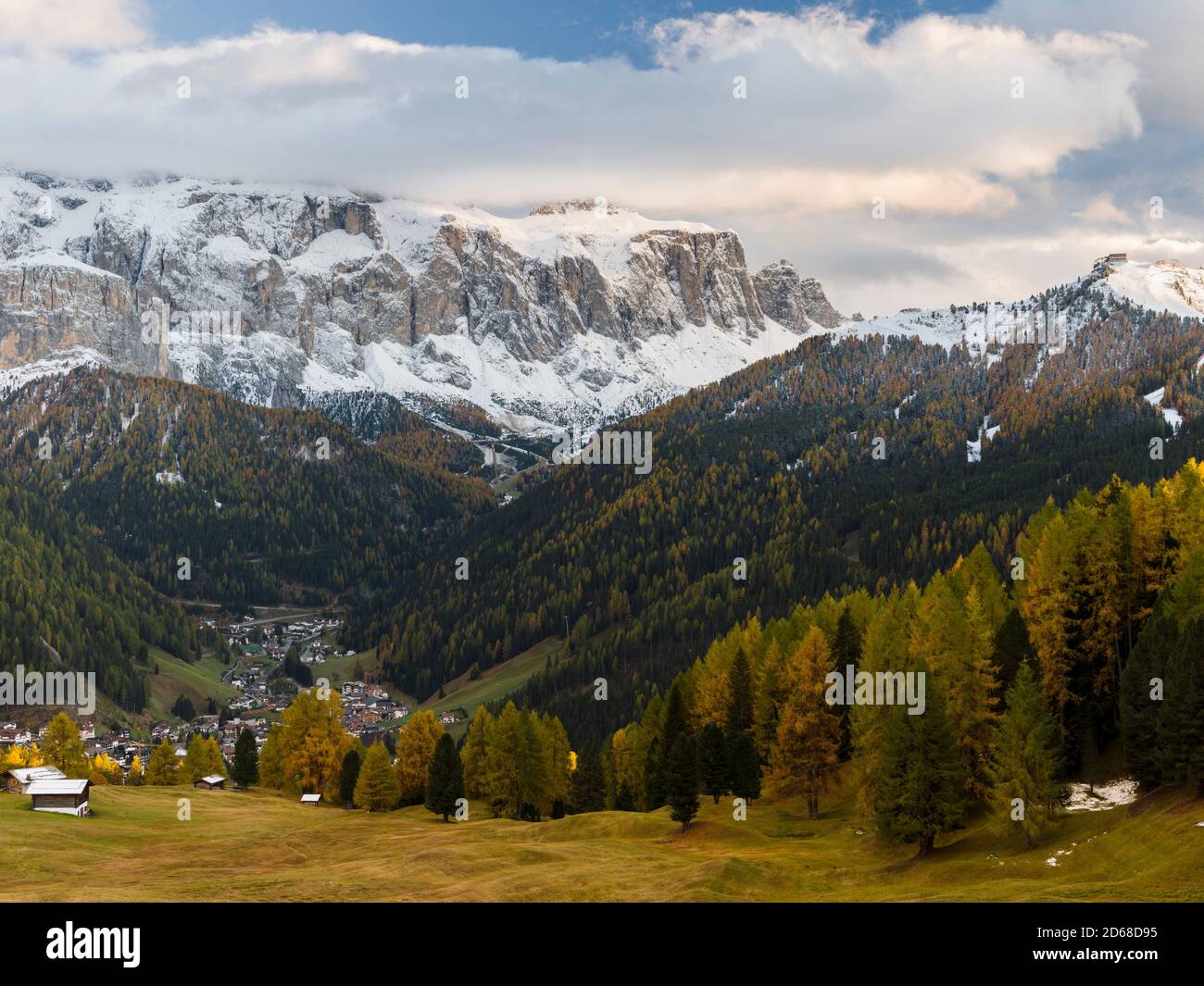 The Sella Mountain Range in the Dolomites of South Tyrol - Alto Adige ...