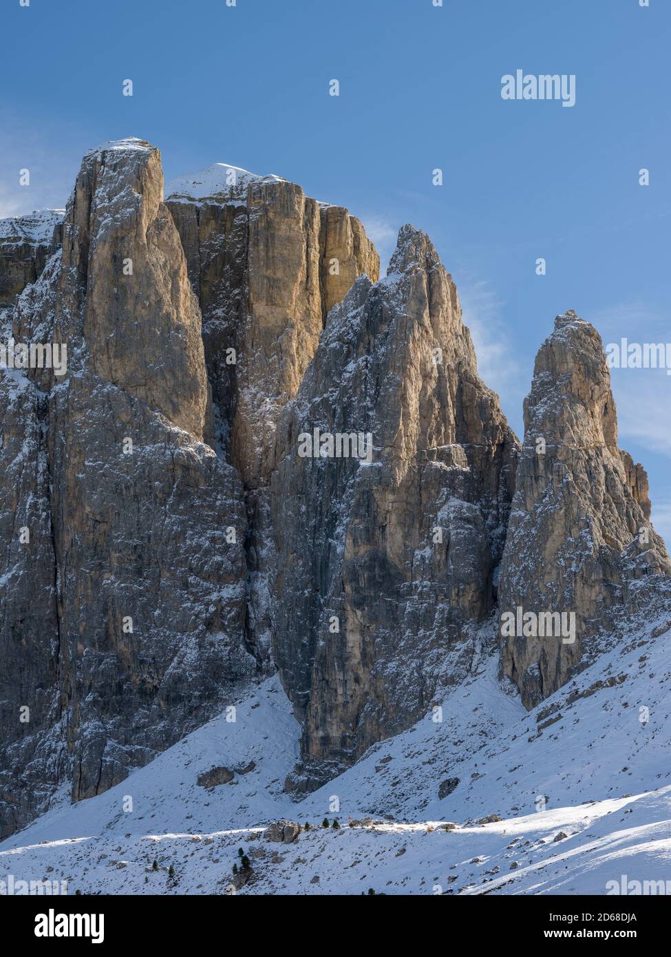 Sella Towers - Torri del Sella in the Sella mountain range in South ...